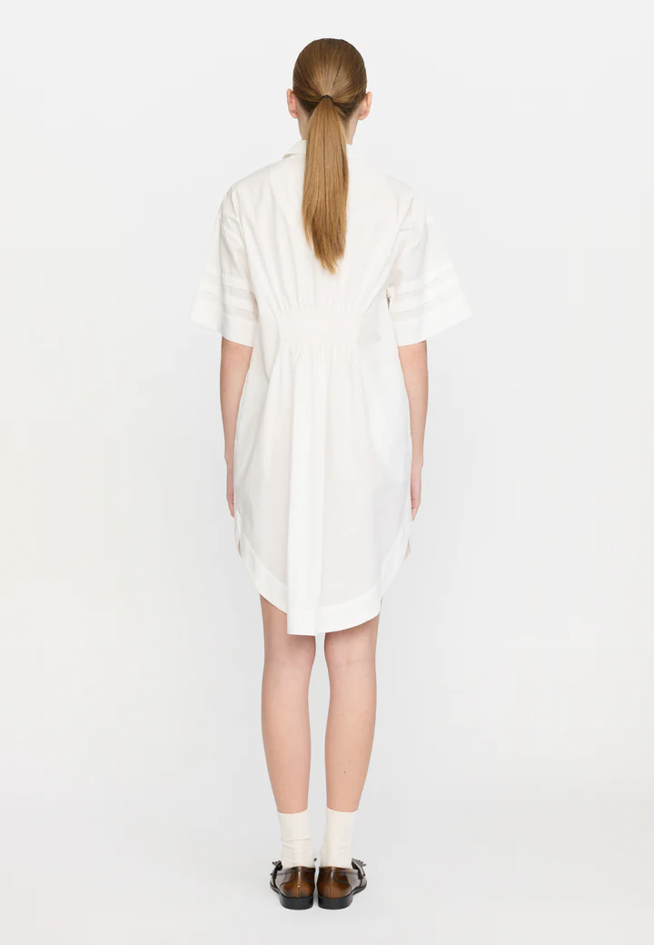 SOFT REBELS - SRFELICITY DRESS - SNOW WHITE - By Rockefeller