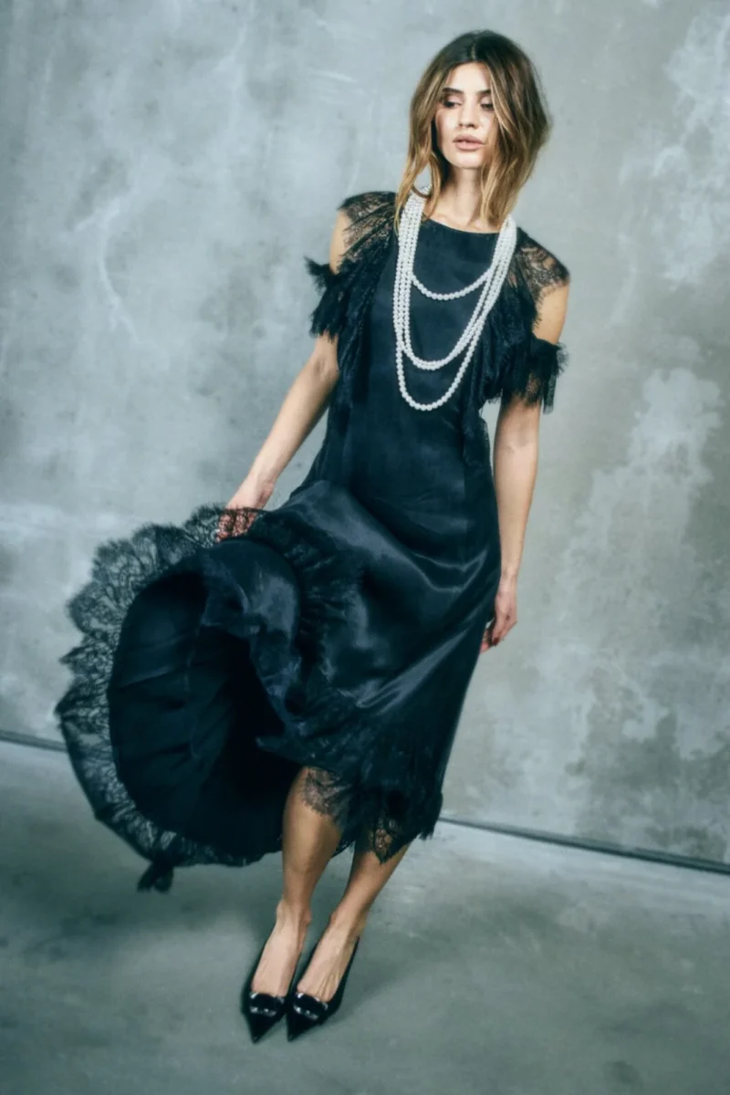The Marta Dress With Overlay